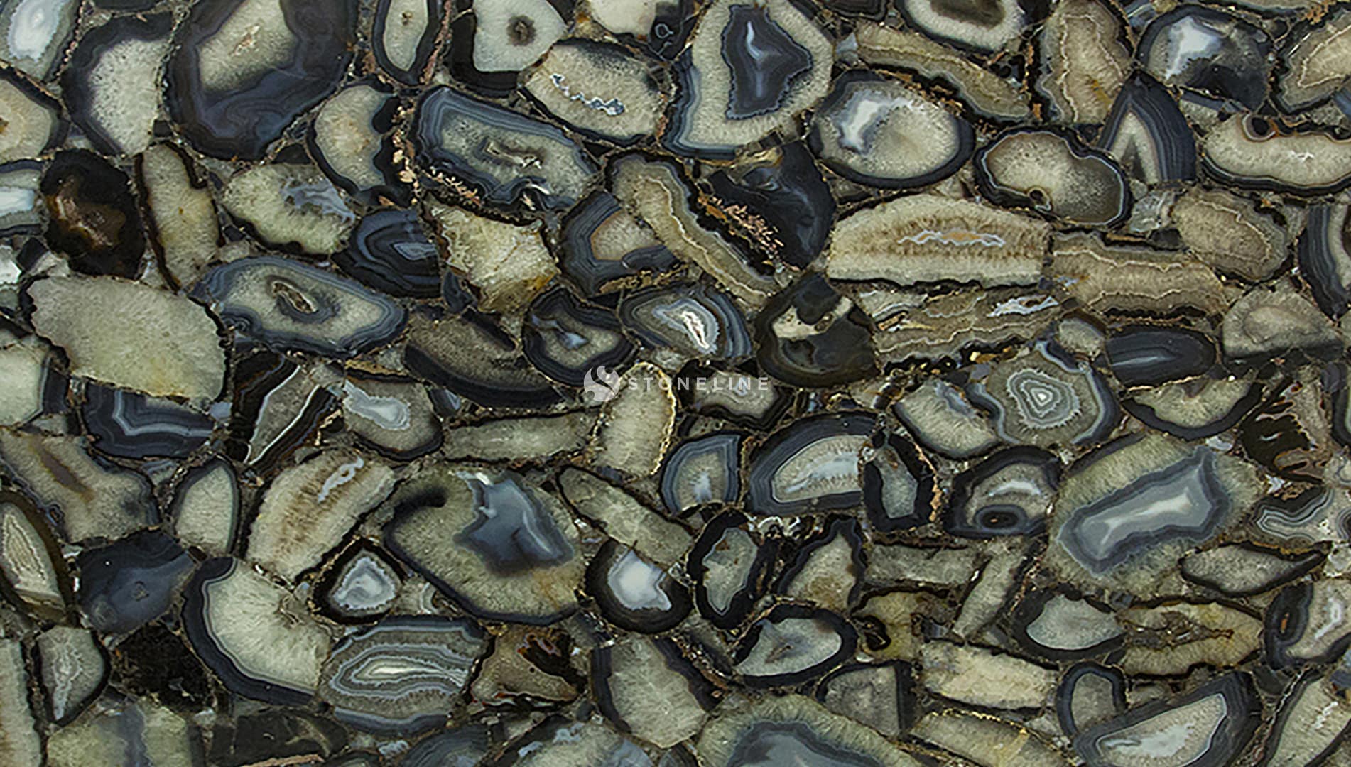 CRYSTAL AGATHE BLACK | RRECIOUS | STONELINE